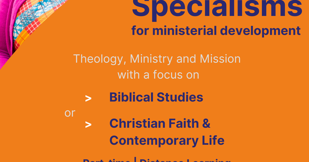 Ministerial Development at Queens - Methodist Church