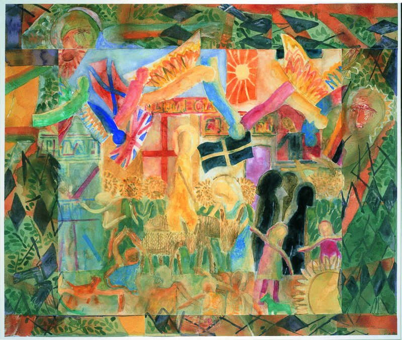 Norman Adams - Christ's entry into Jerusalem - Methodist Church