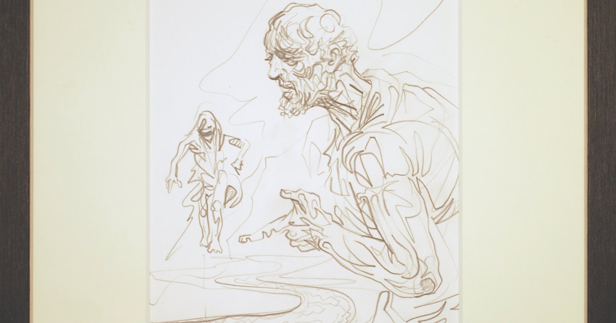 Peter Howson - Christ walking on the water - Methodist Church